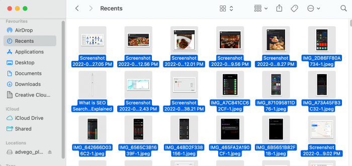 How To Select Multiple Files On Mac